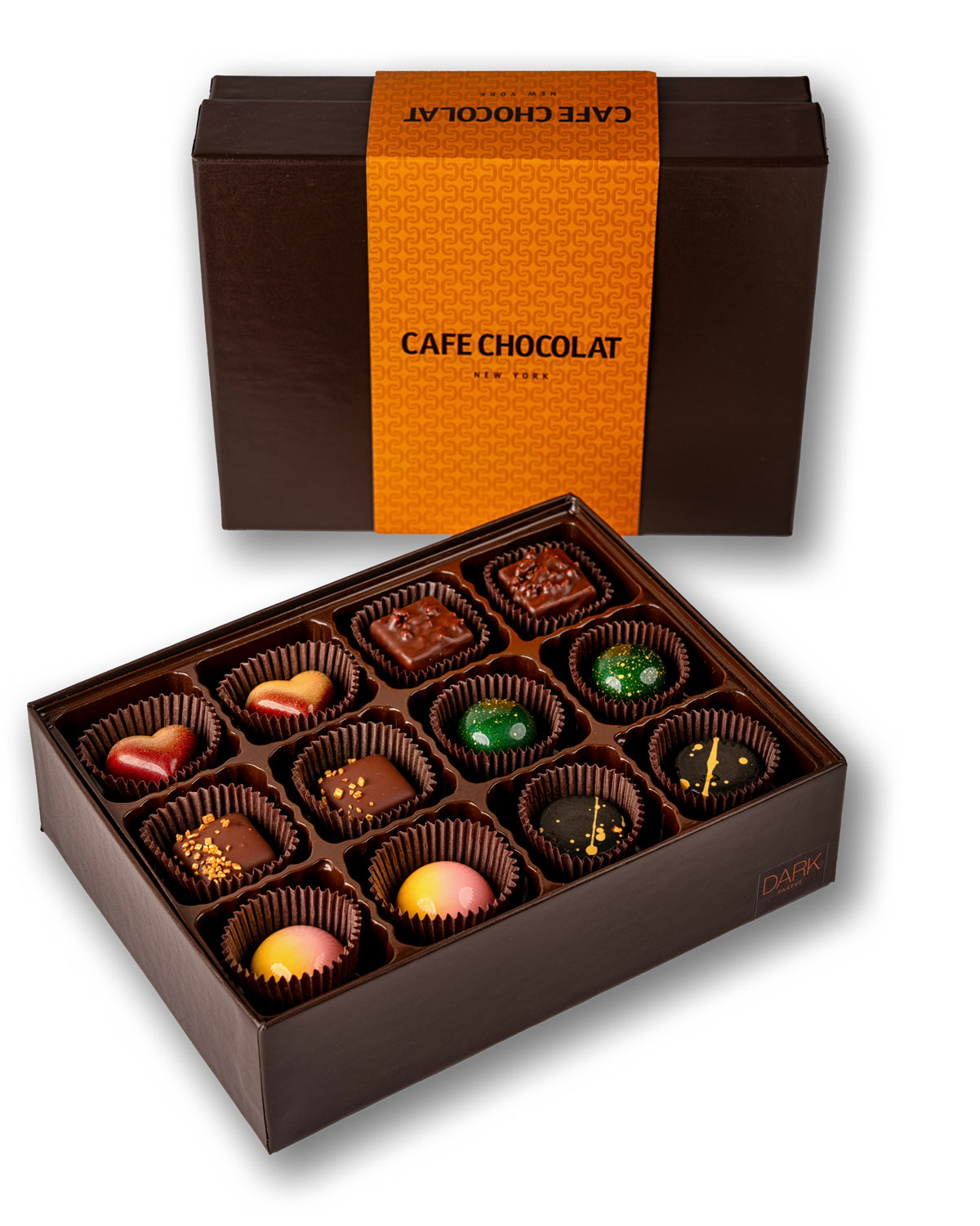 Twelve Piece Gourmet Chocolate Gift Box : Coco Jolie– Cafe Chocolat
