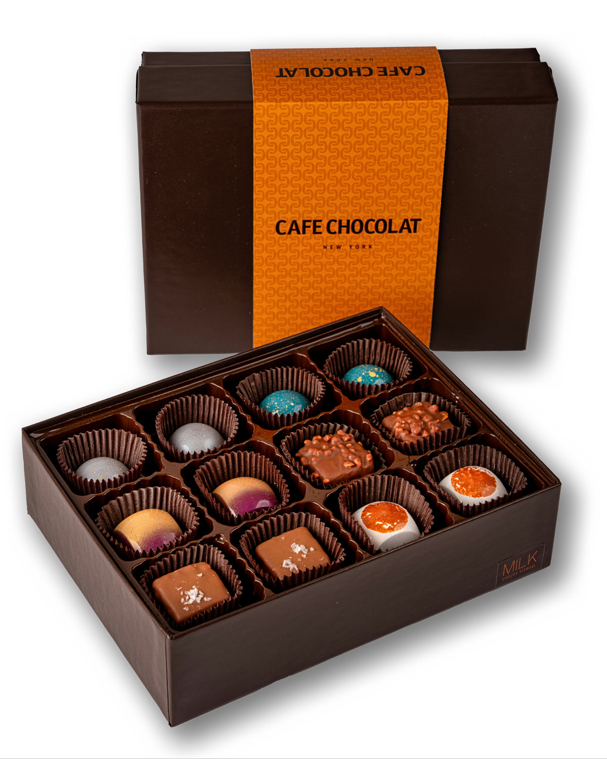 Twelve Piece Gourmet Chocolate Gift Box : Coco Jolie– Cafe Chocolat